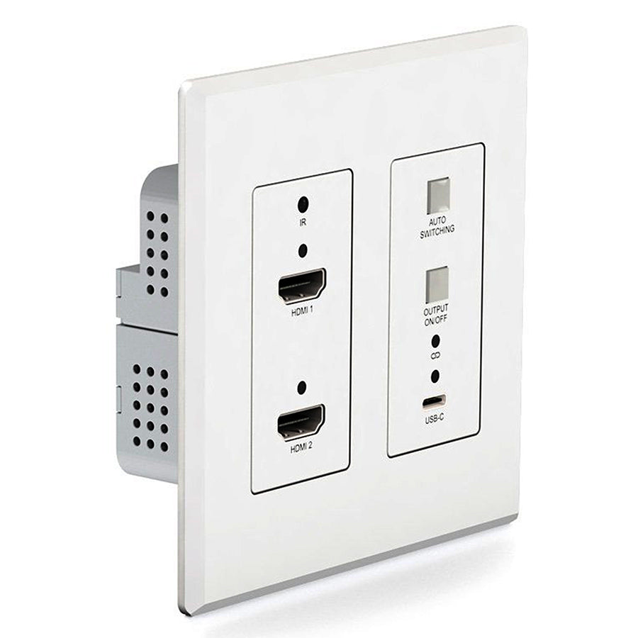 HEX31WP-TX-US 2 x HDMI & 1 USB-C Wall Plate HDBaseT™ Transmitter ...