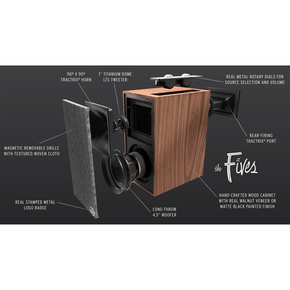 Klipsch The Fives Powered Speakers | Sound Group