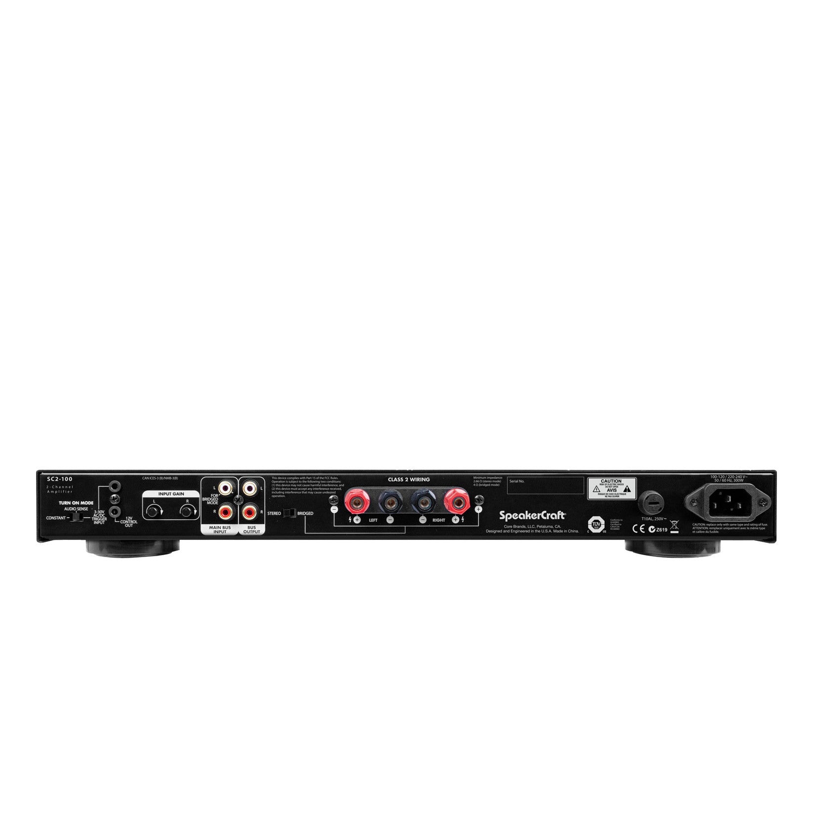 SpeakerCraft SC2-100 Two Channel, High Current Power Amp | Sound Group